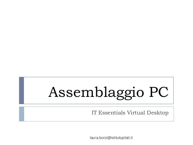 1 assemblaggio pc