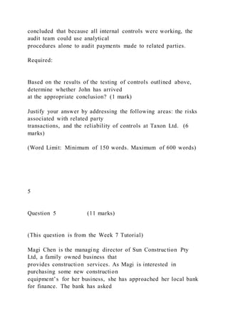 1 Assessment Task – Tutorial Questions Assignment | DOCX