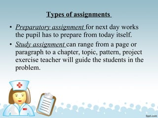 assignment in nursing | PPT