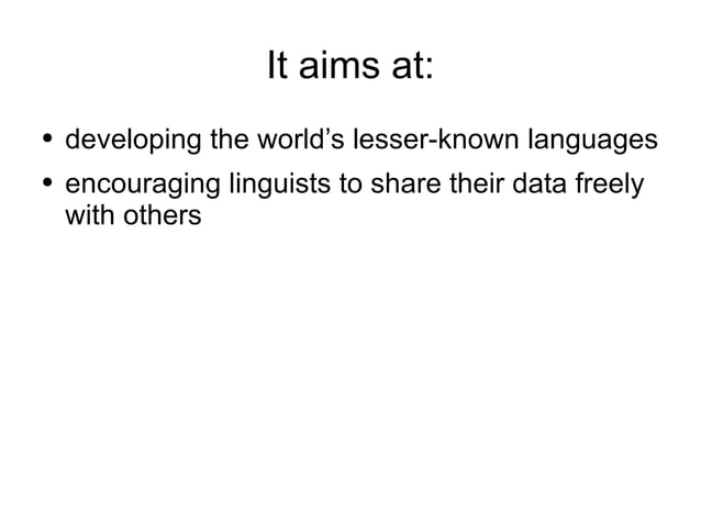 Lexique Pro (1rst Assignment) | PPT