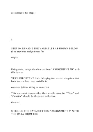 1 ASSIGNMENT 7 C – MERGING DATA FILES IN STATA Do.docx