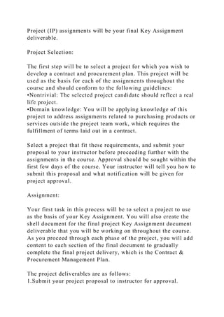 #1 Assignment Objectives Explain the bid and proposal process to.docx