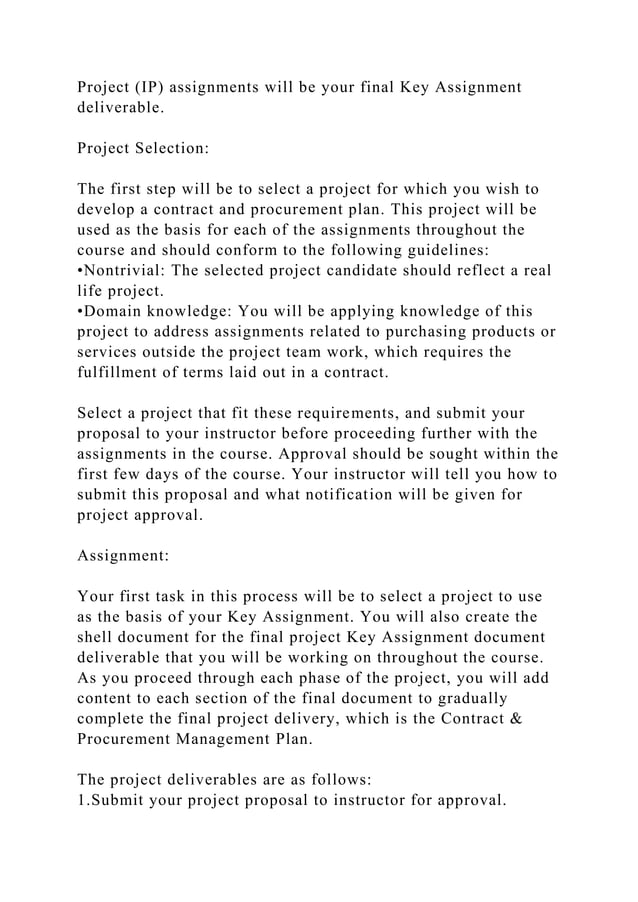 #1 Assignment Objectives Explain the bid and proposal process to.docx