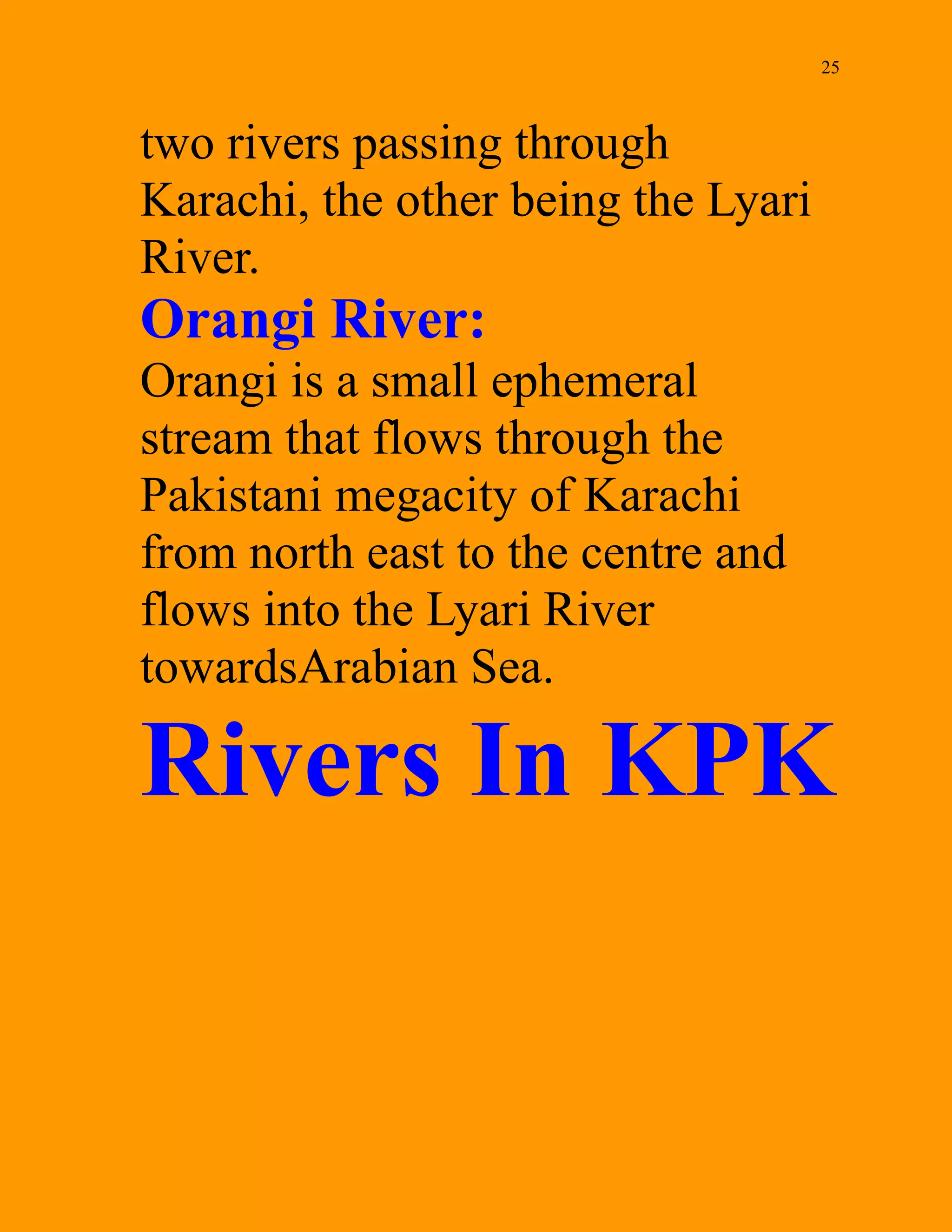 Rivers of pakistan | PDF