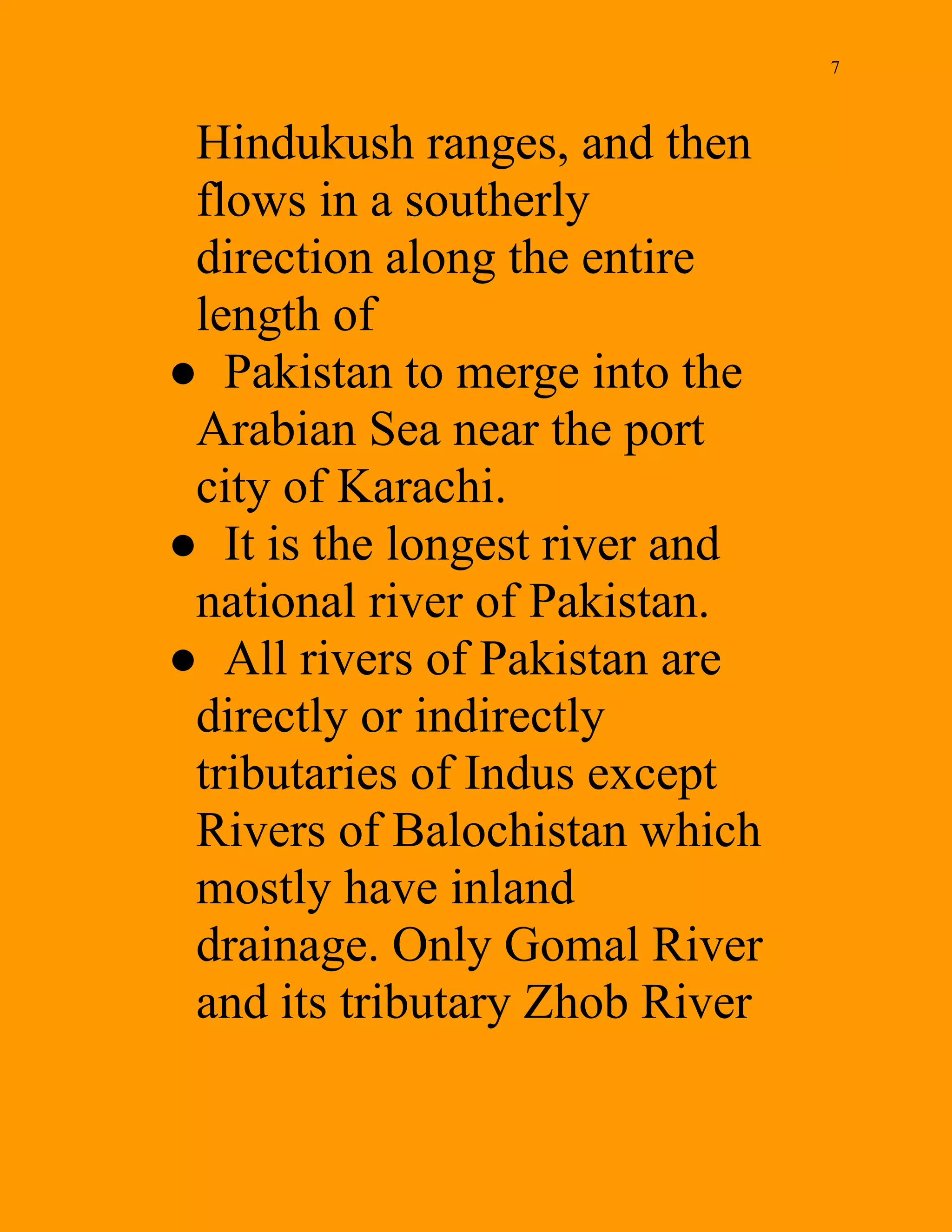 Rivers of pakistan | PDF