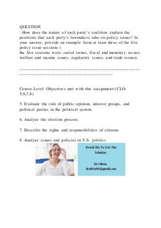 (1) Assignments should be 2-3 double-spaced pages, with reason | PDF