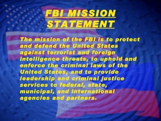 Fbi Mission Statement