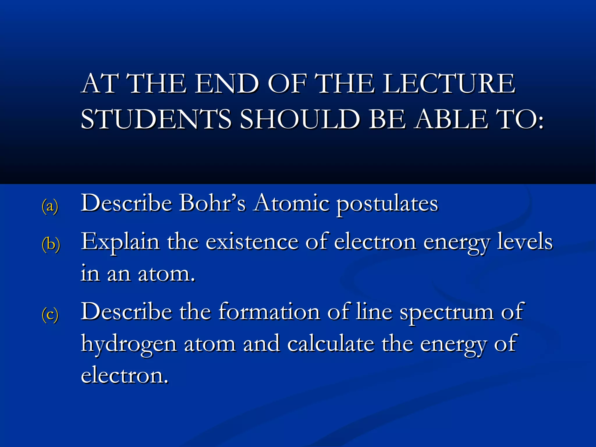 Chapter 1: atomic structure | PPT
