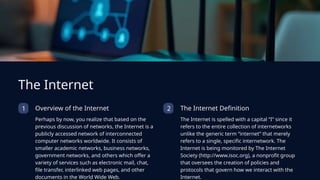 Understanding the Internet: Concepts, Etiquette | PPTX