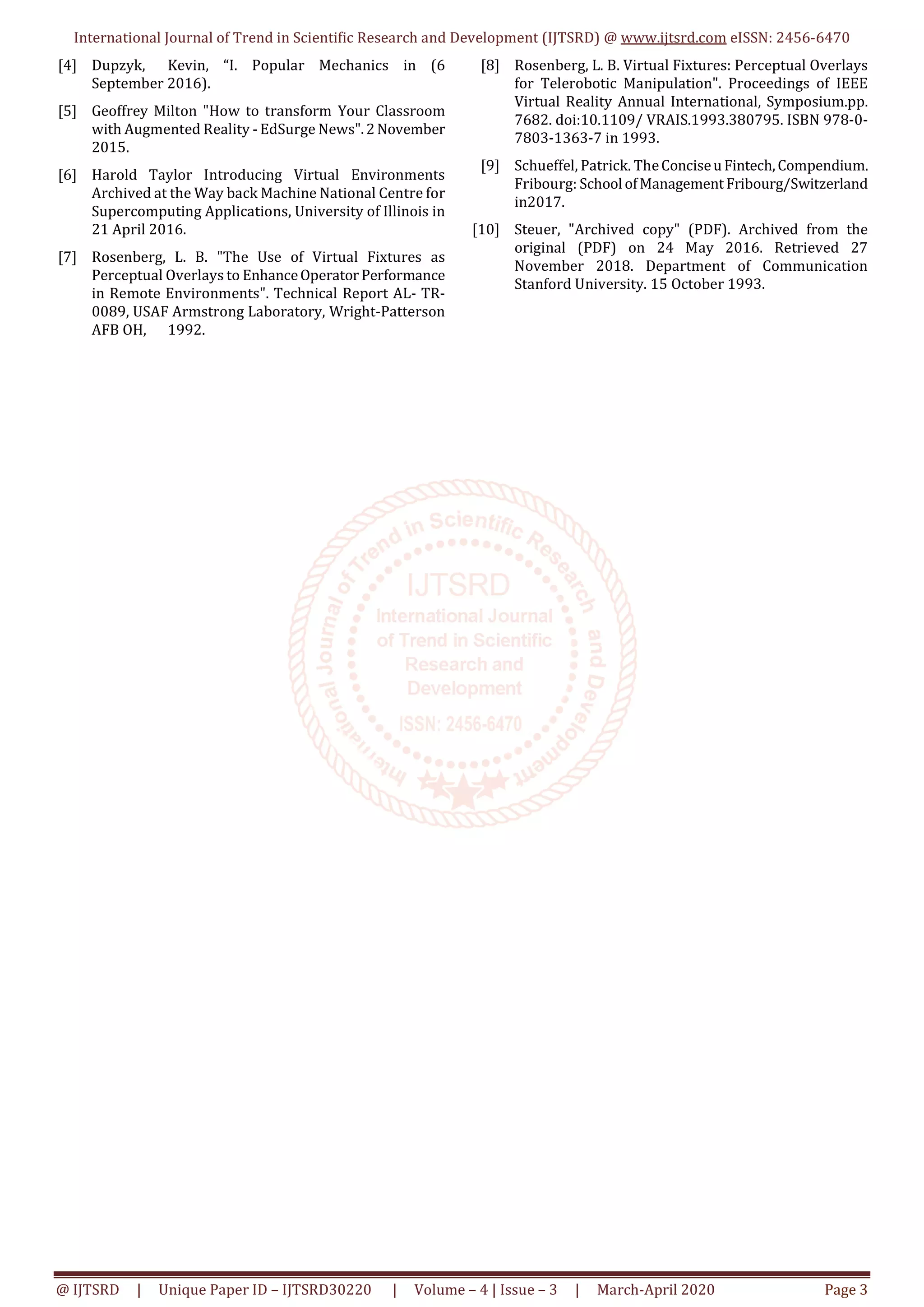 Augmented Reality Map | PDF