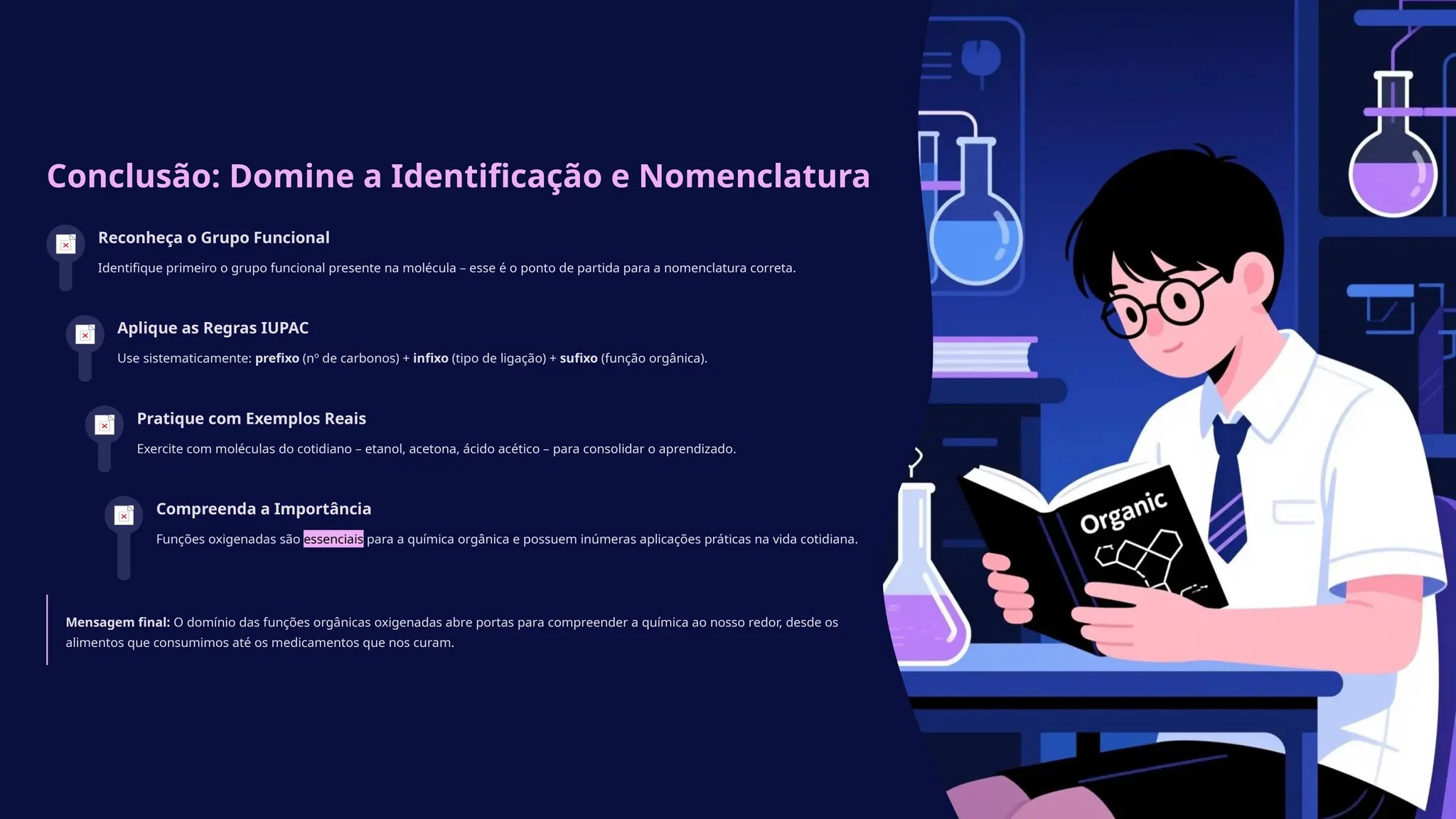 FUNÇÕES ORGÂNICAS OXIGENADAS: IDENTIFICAÇÃO E NOMENCLATURA | PPTX