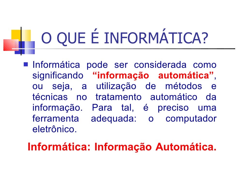 1ª aula introdução a informática
