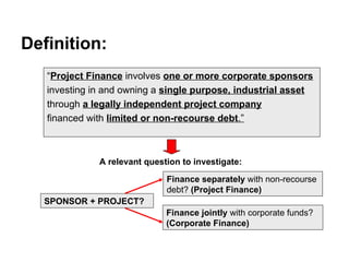 1 Aydemir_2006.ppt introduction to project finance | PPT