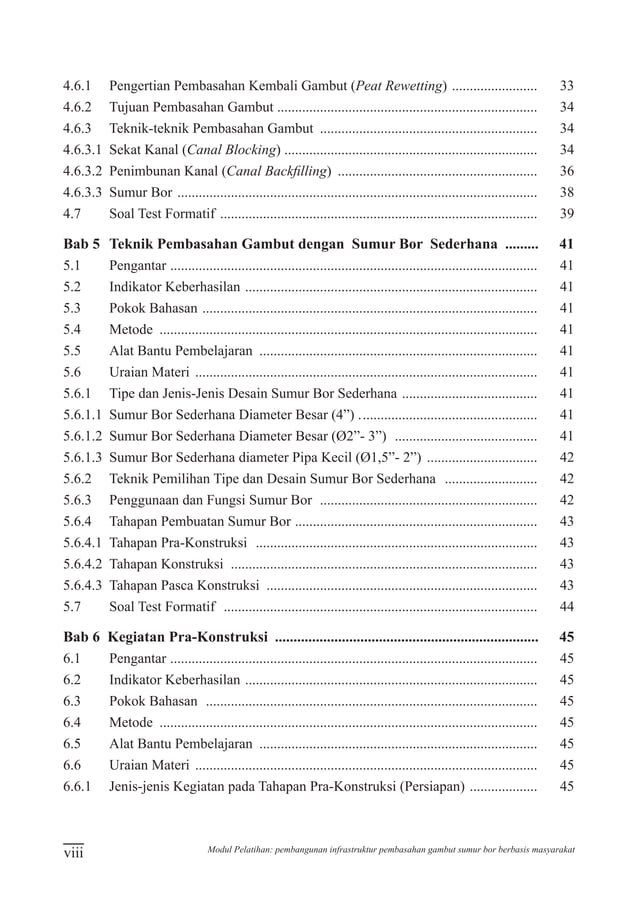 1b. isi modul-pelatihan-sumur-bor | PDF