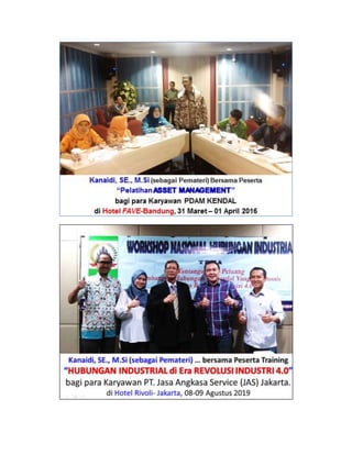 Silabus Training “Effective BUILDING & ASSET MANAGEMENT” (dikaitkan dengan ISO 55001) | PDF