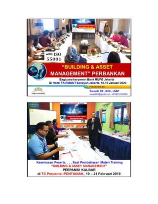 Silabus Training “Effective BUILDING & ASSET MANAGEMENT” (dikaitkan dengan ISO 55001) | PDF