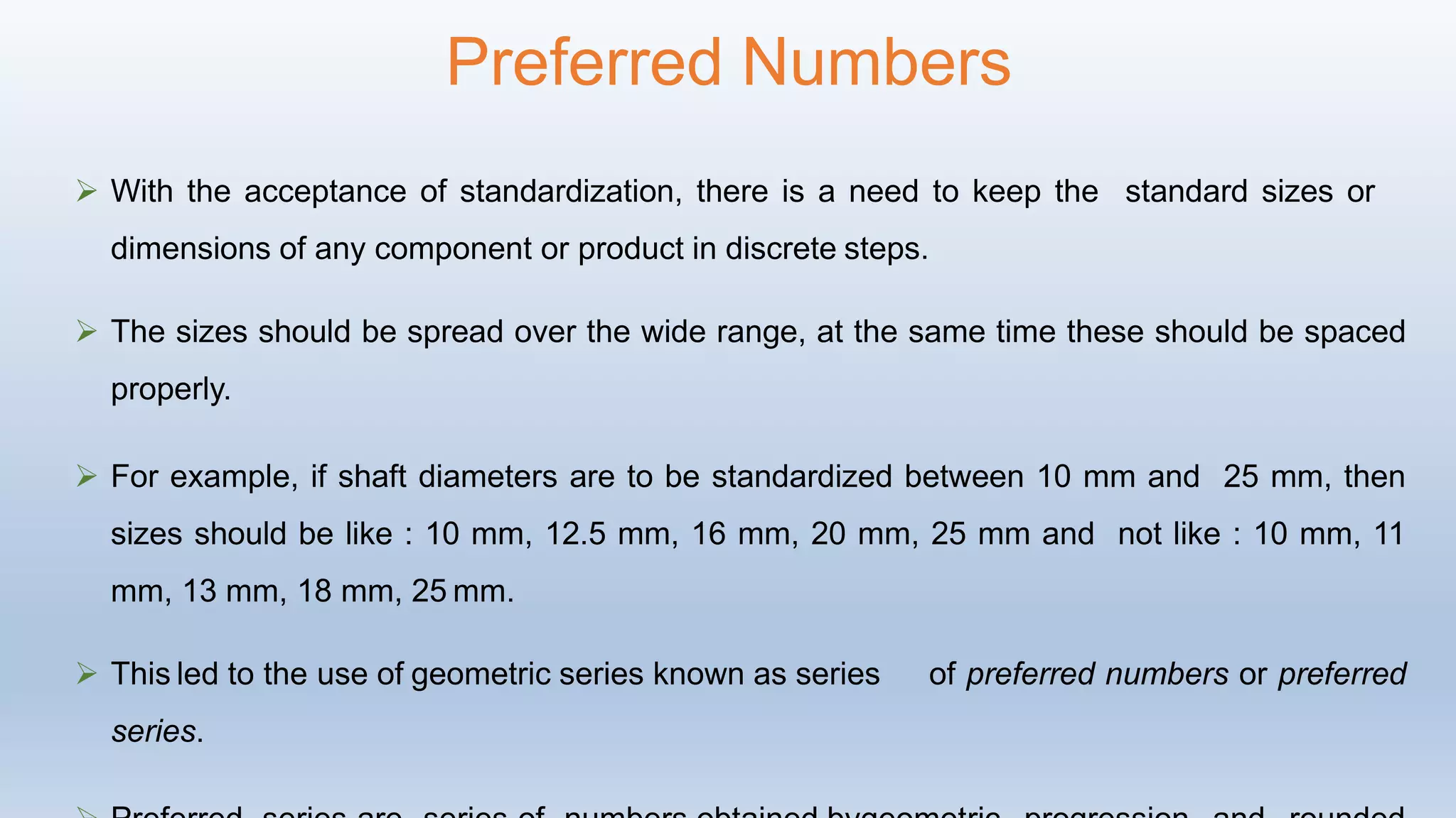1 b. Machine design - Prefered numbers, asthetic and ergonomic design ...