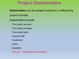 1 b. introduction to project management | PPT