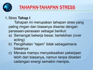 Tahapan Stres - Pra Pensiun / Purnabakti | PPTX