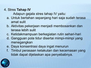 Tahapan Stres - Pra Pensiun / Purnabakti | PPTX