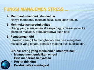 Tahapan Stres - Pra Pensiun / Purnabakti | PPTX