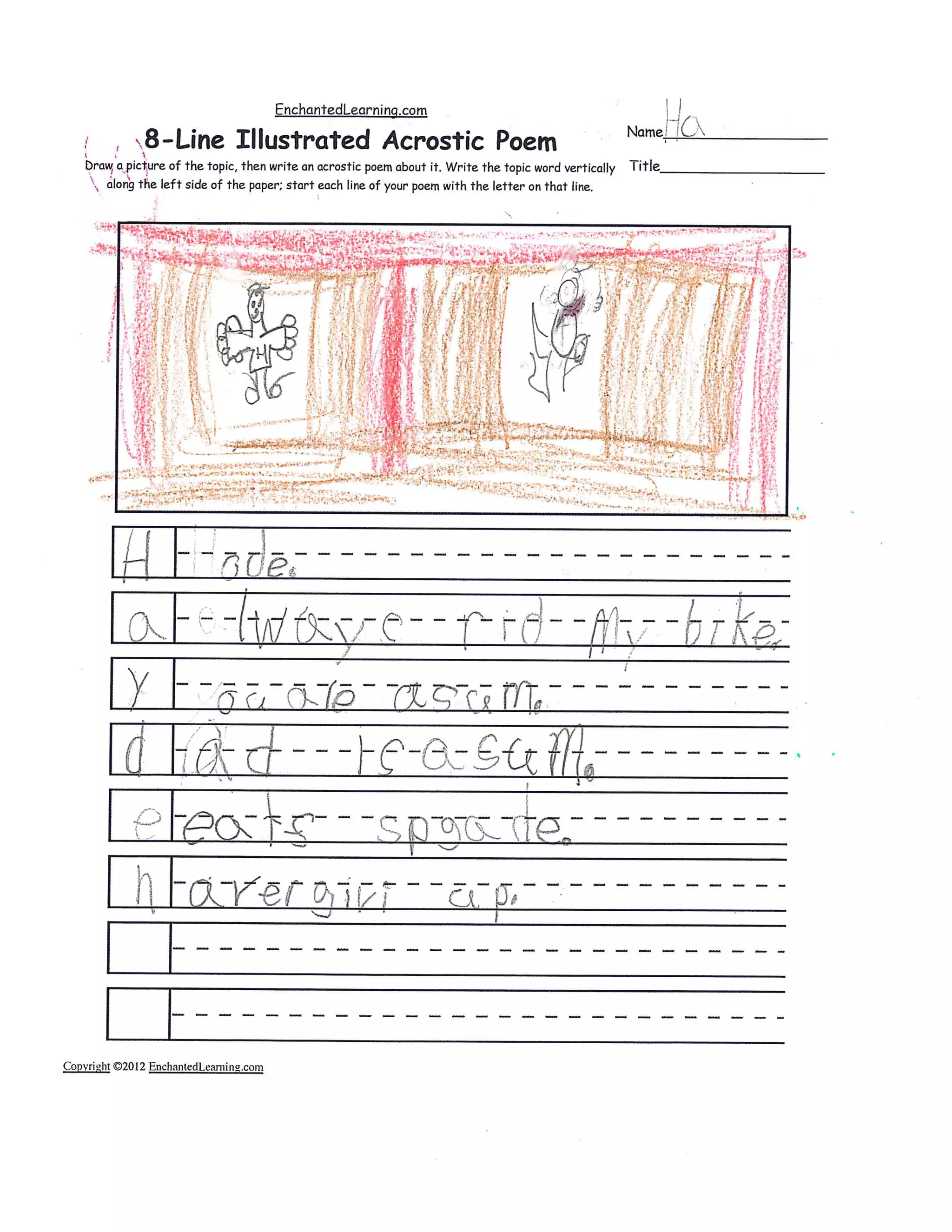 Acrostic Poems - Mrs. Byron's 1st Grade Class | PDF | Poetry | Books ...