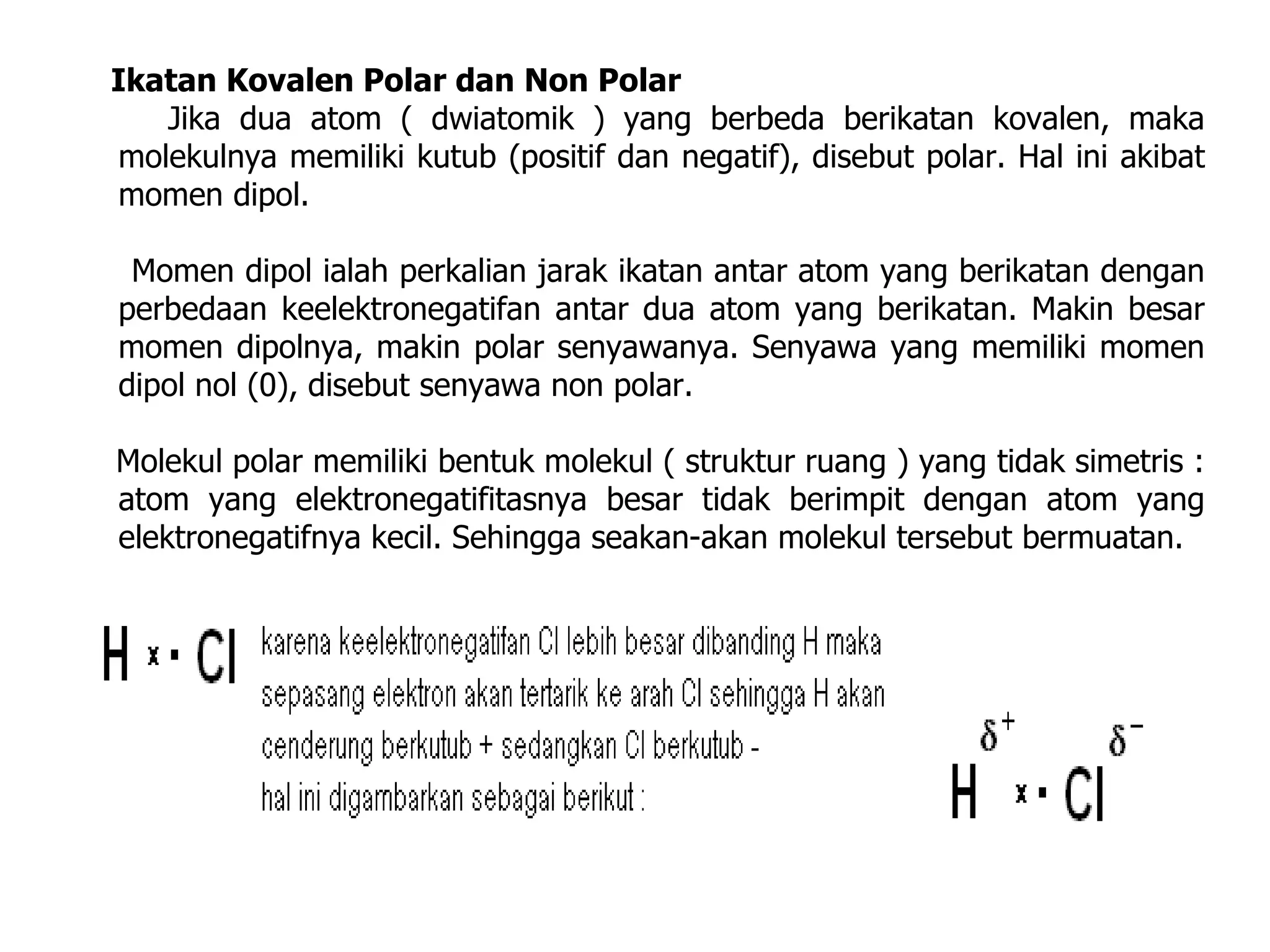 1b. ikatan kimia (antar atom dan antar molekul) | PPT