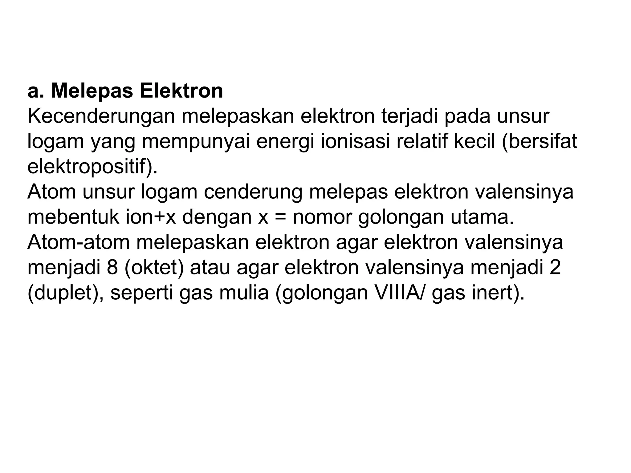1b. ikatan kimia (antar atom dan antar molekul) | PPT
