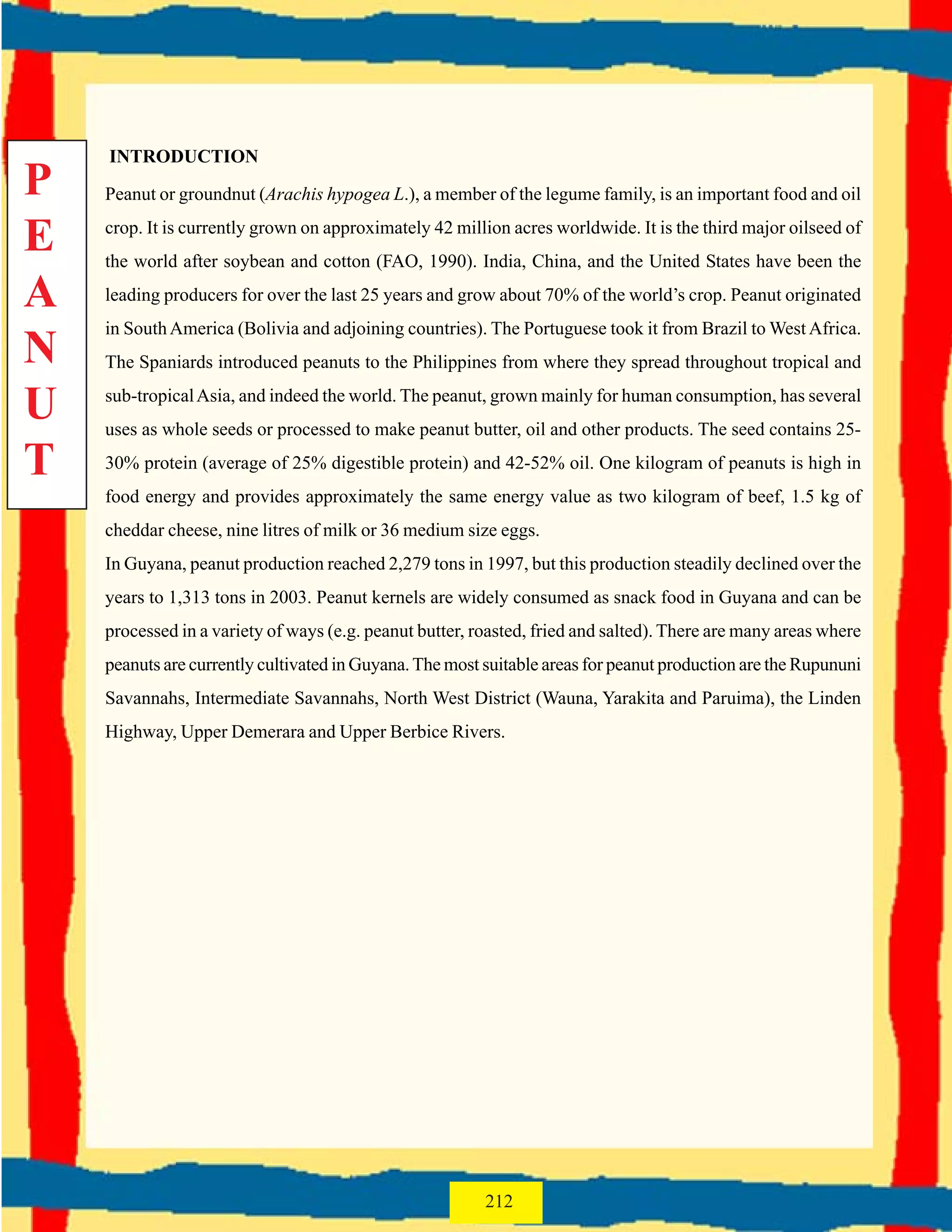 1b peanut production | PDF