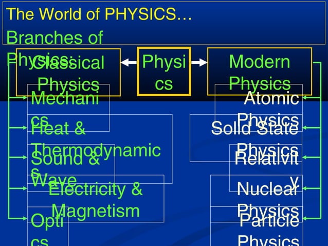 1b physics (branches) | PPT