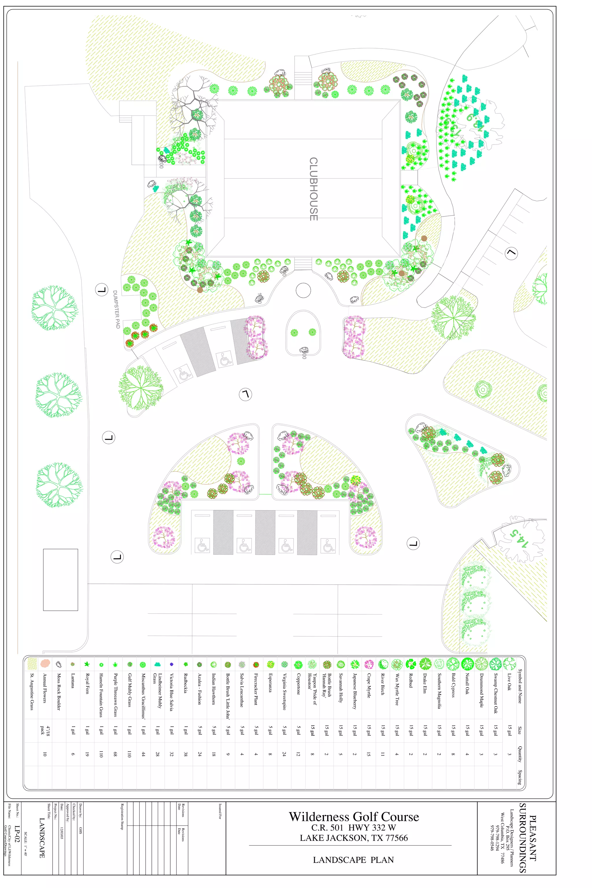 WGC Clubhouse Landscape | PDF