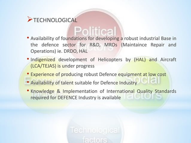 INDUSTRY ANALYSIS OF INDIAN DEFENCE SECTOR - Final | PPTX | Defense ...