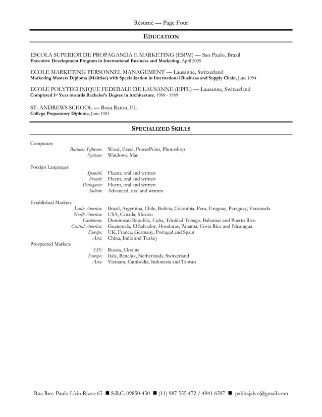 CV Pablo Jalvo Johnson (English) Linkedin | PDF