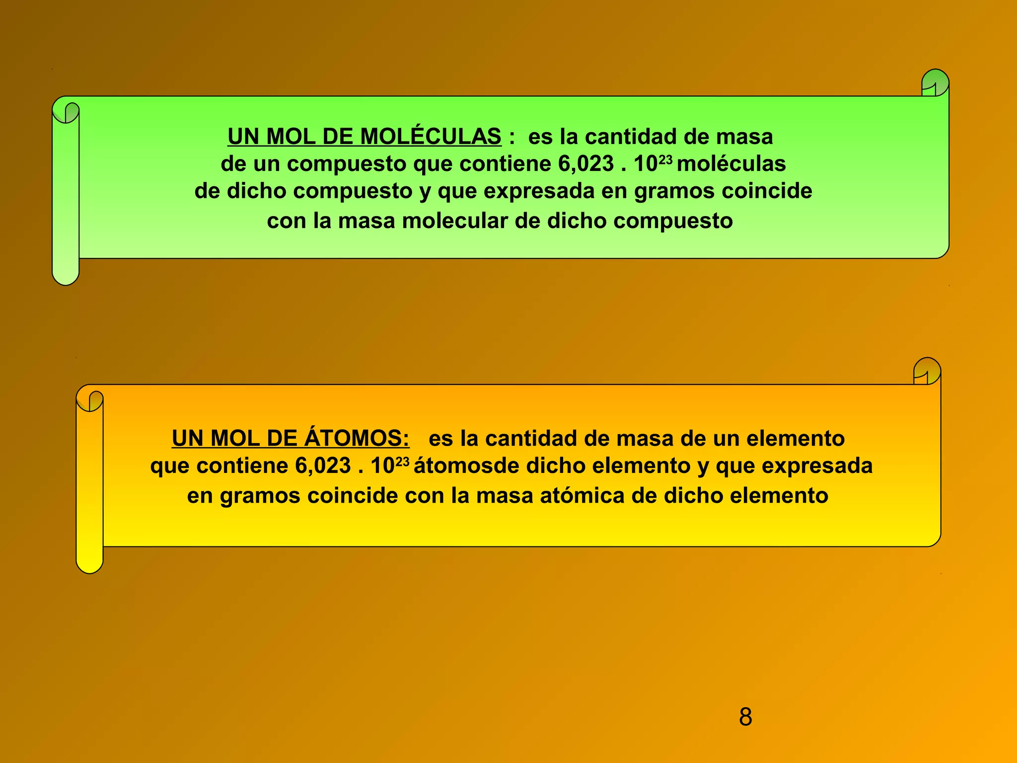1b 10 el mol. cálculo químico | PPT