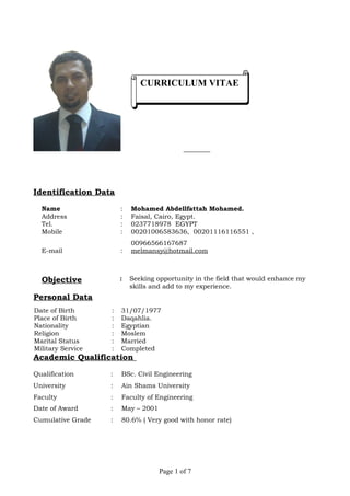 Profesional Engineer c.v | DOC