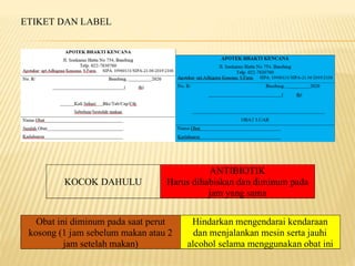 Etiket/Label Konsultasi Informasi Edukas | PPTX
