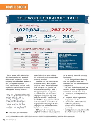 Federal Manager- Top 2015 Trends in Telework | PDF