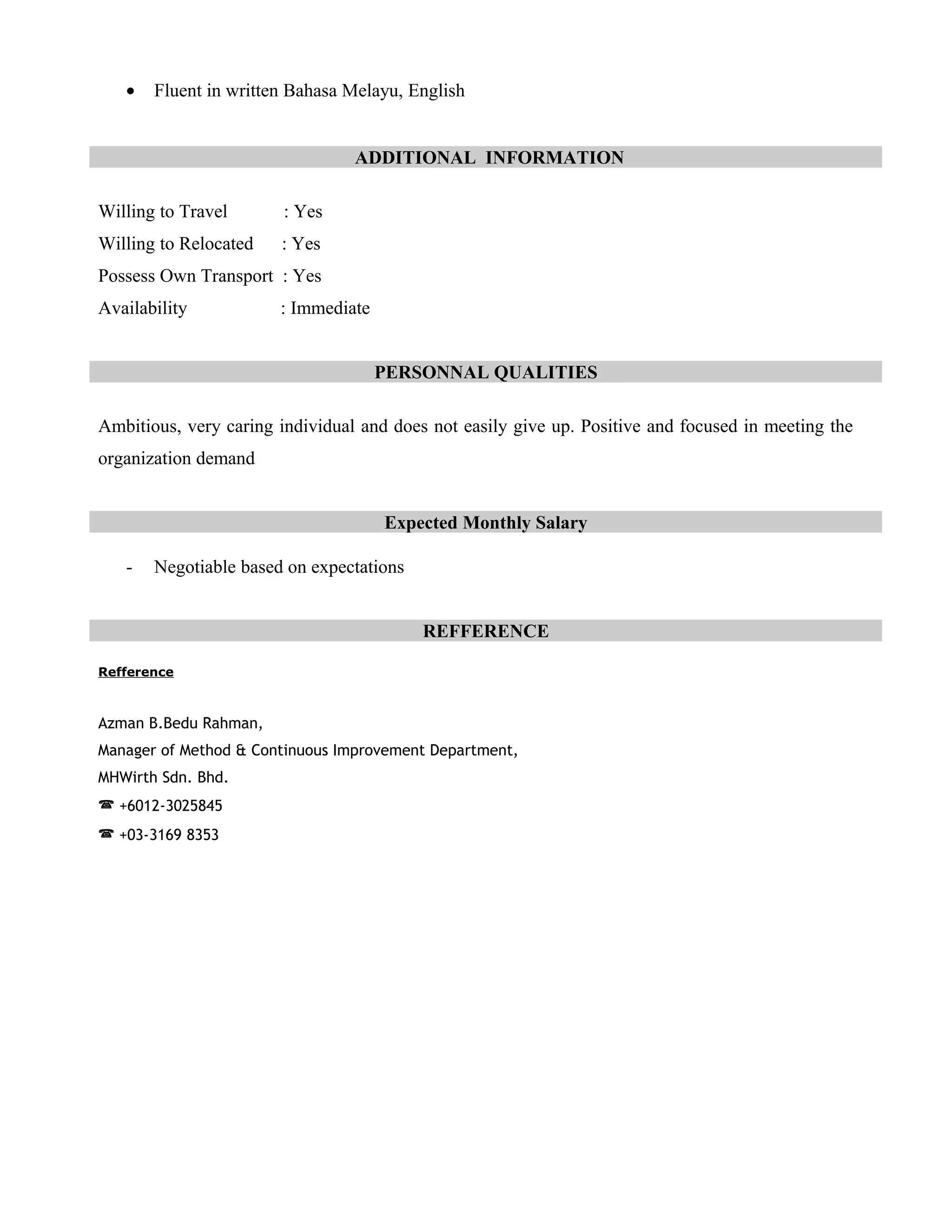 Deva resume | PDF
