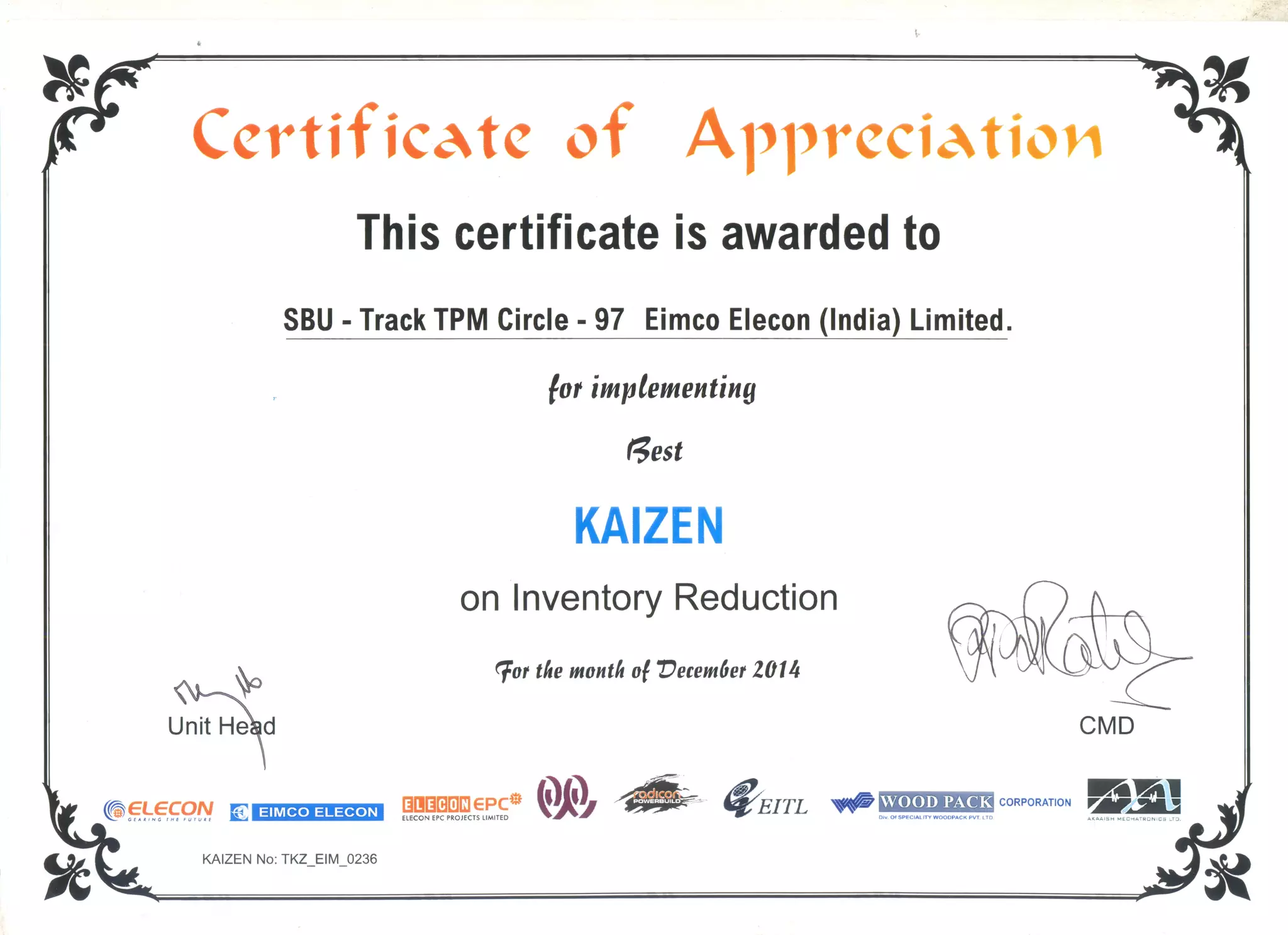 Inventory Reduction Kaizen Ppt