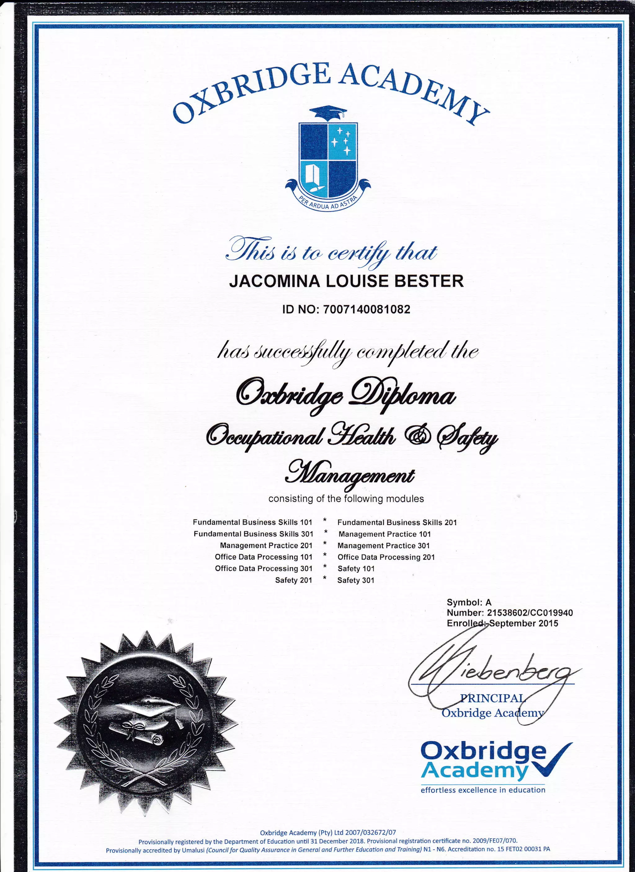 Diploma OHS Management | PDF