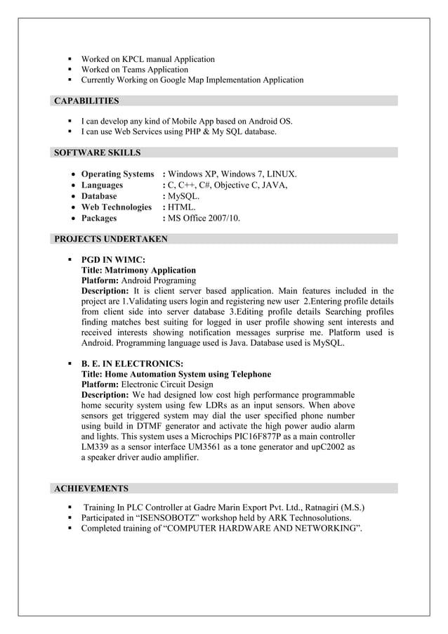 CV Shweta Dalvi | PDF