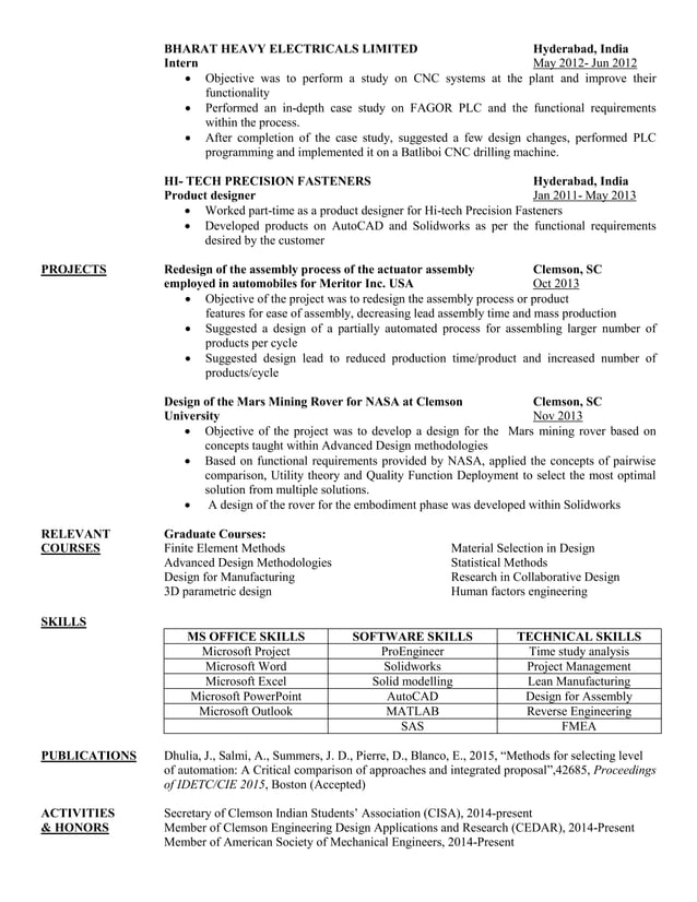 Jayavardhan Dhulia Resume | PDF | Business | Business and Finance