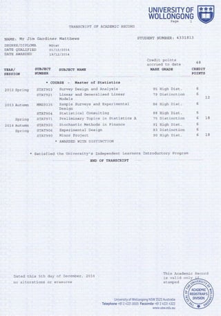 UoW Academic Transcript.PDF