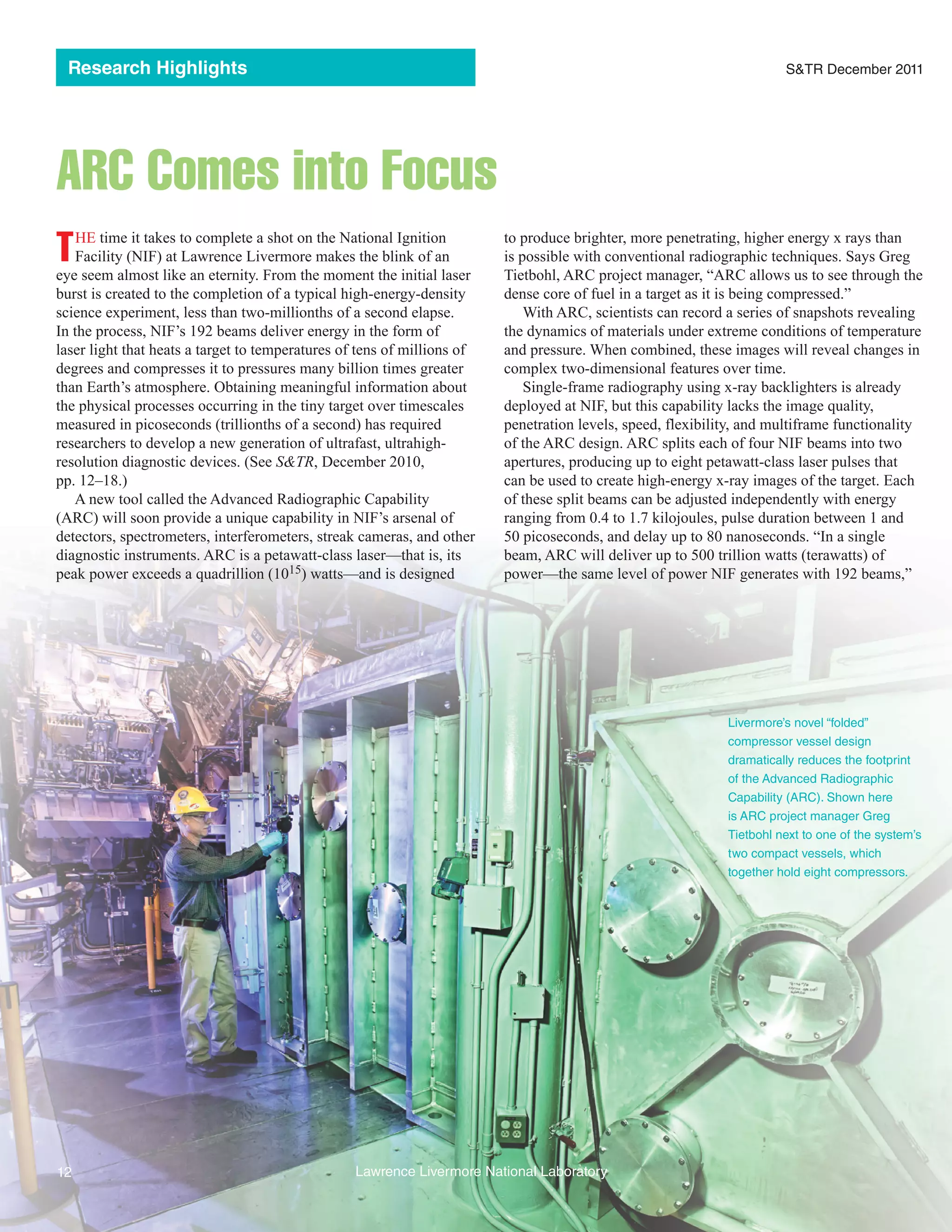 ARC Comes into Focus | PDF