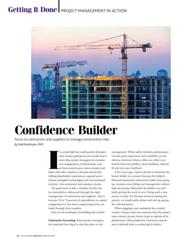 PM Network - April 2016 | PDF