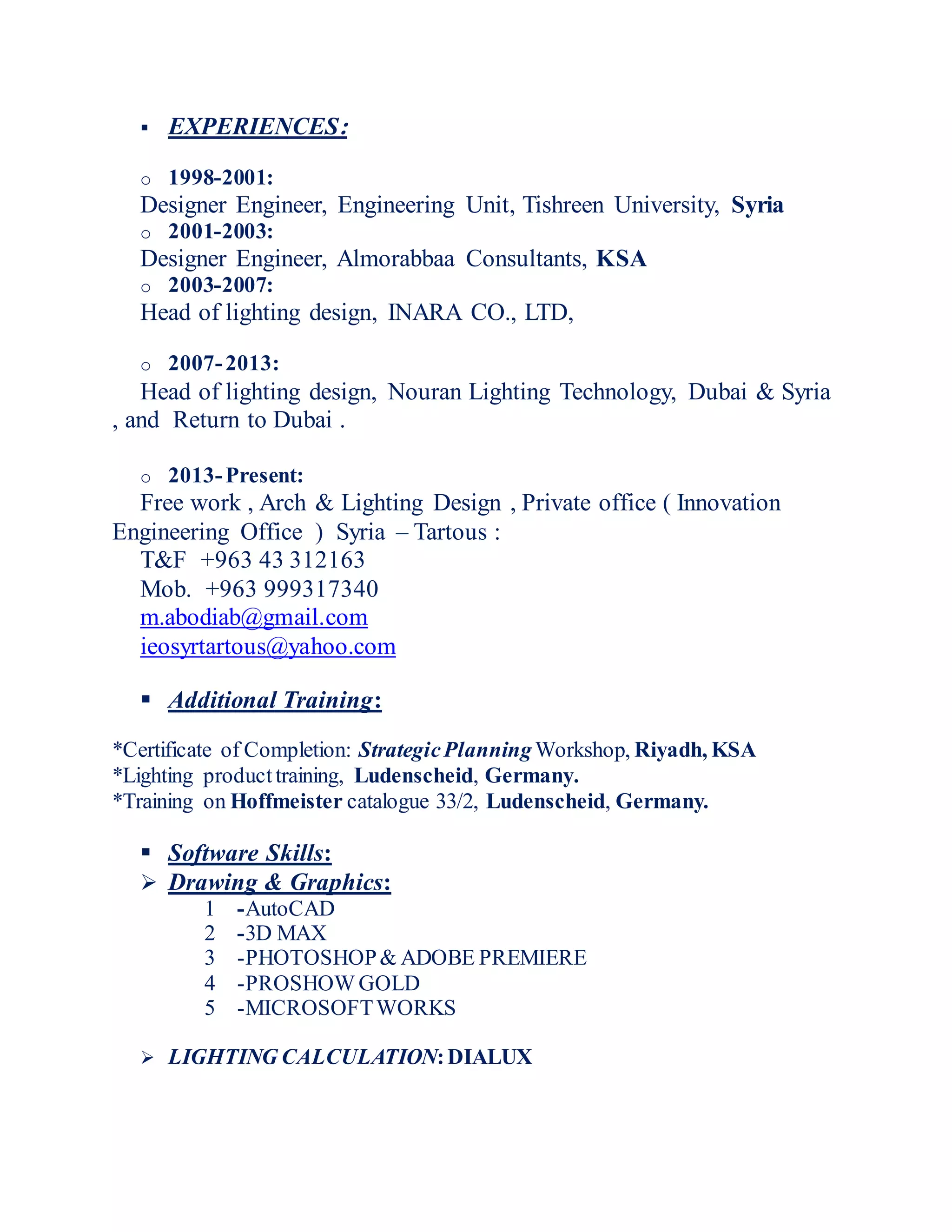 Majd CV Final | DOCX