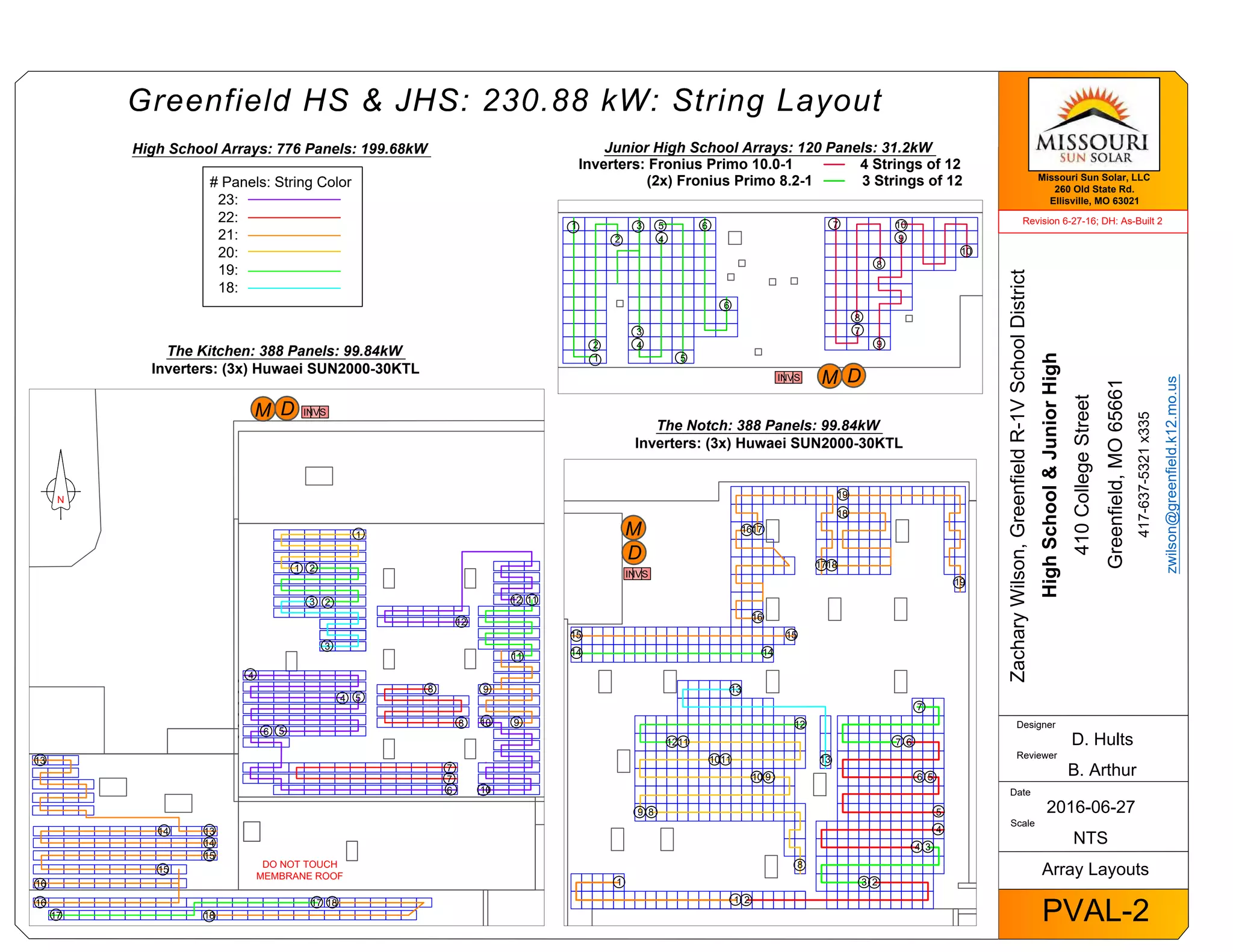 Greenfield HS-JH 230.88kW Planset Final - Asbuilt 2 | PDF