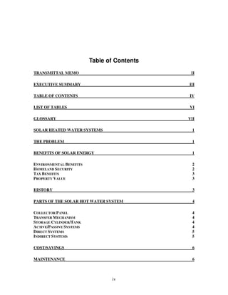 SOLAR ENERGY PROPOSAL | PDF | Water Services | Home Utilities