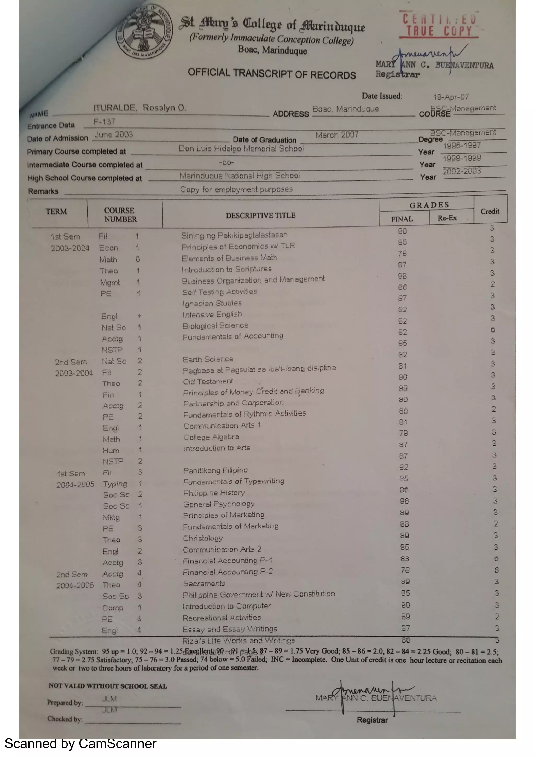 College Diploma | PDF