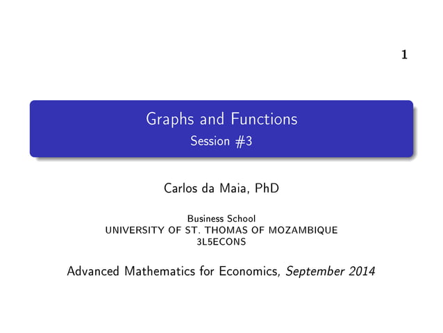 3_-_Graphs_and_Functions v3 | PPT